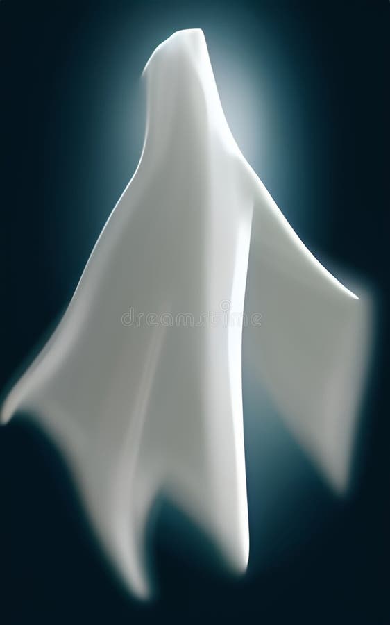 Ghost Figure - Abstract Digital Art Stock Illustration - Illustration ...