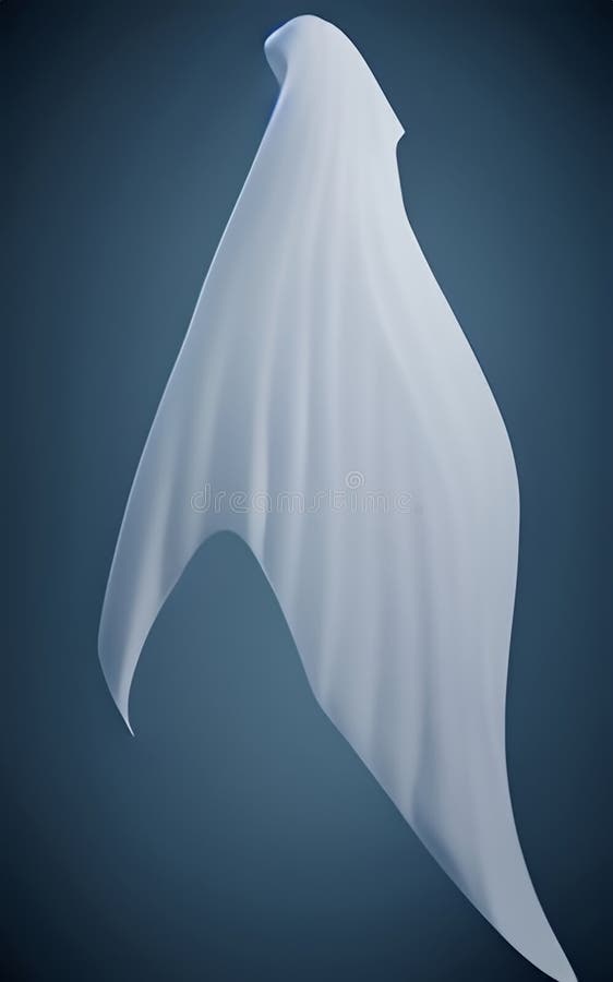 Ghost Figure - Abstract Digital Art Stock Illustration - Illustration ...