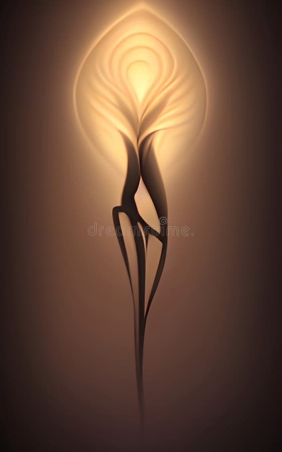Ghost Figure - Abstract Digital Art Stock Illustration - Illustration ...