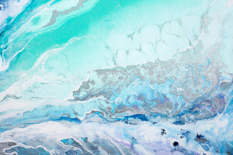 Abstract Painting Background in a Light Blue Tone. Stock Image - Image ...