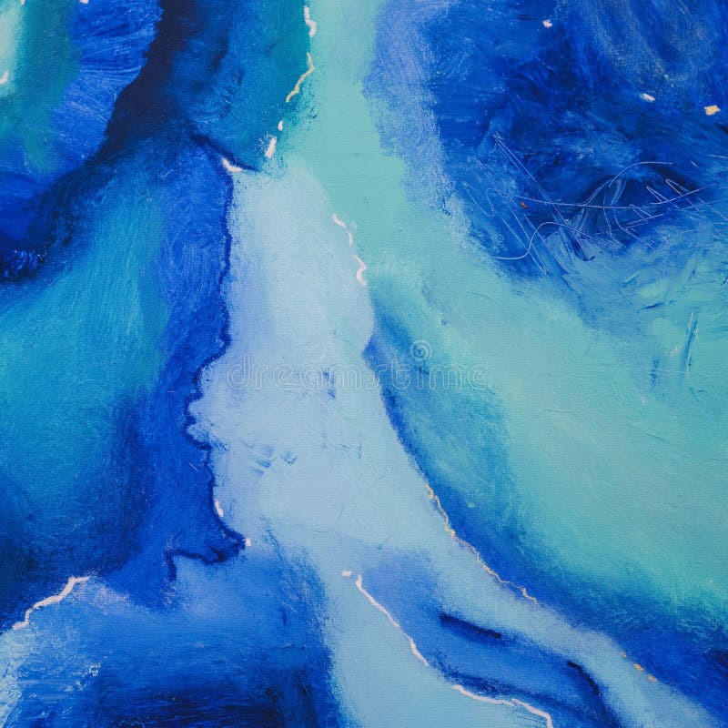Abstract Painting Blue Background is Made with Elements of Aesthetics ...