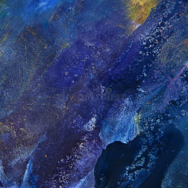 Abstract Painting Blue Background is Made with Elements of Aesthetics ...