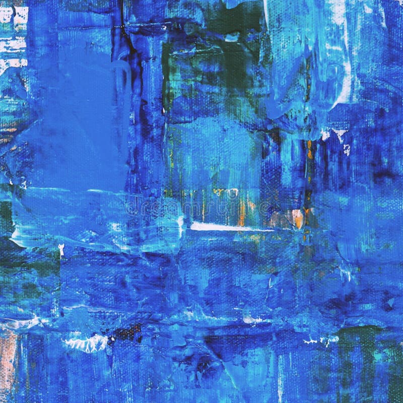 Abstract Painting Blue Background is Made with Elements of Aesthetics ...