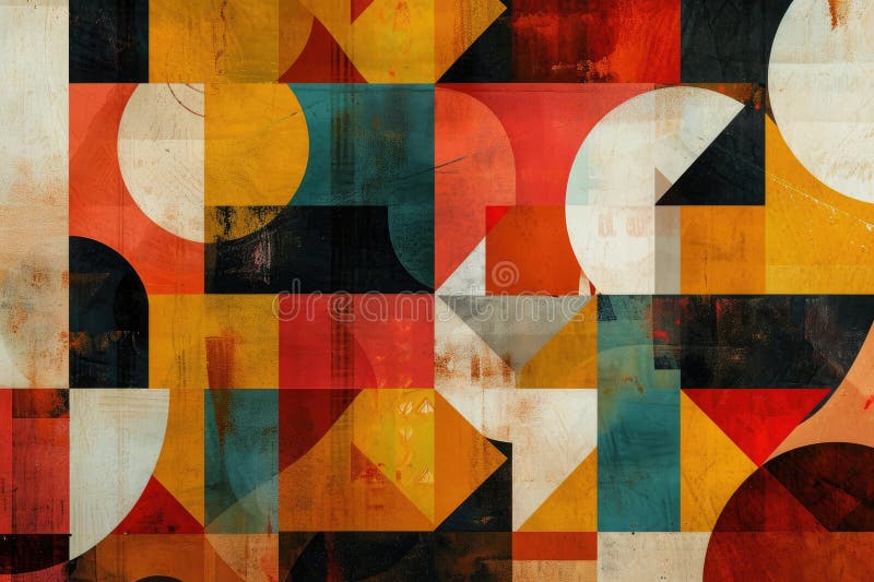 This Abstract Painting Features a Captivating Mix of Colors that ...