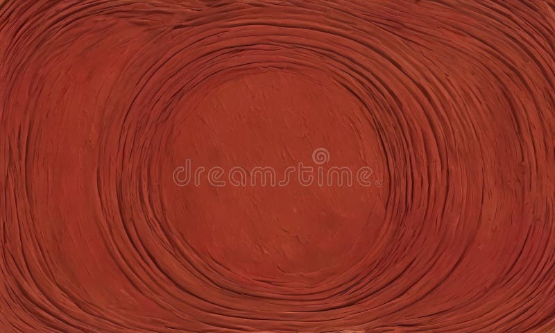 Abstract Painting Features Large, Dark Red Circle in the Center ...