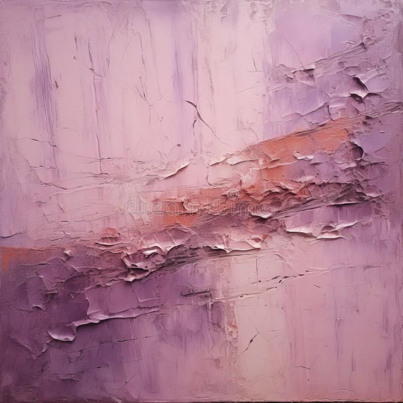 Vibrant Textured Acrylic Abstract Artwork with Mauve Hues Stock ...