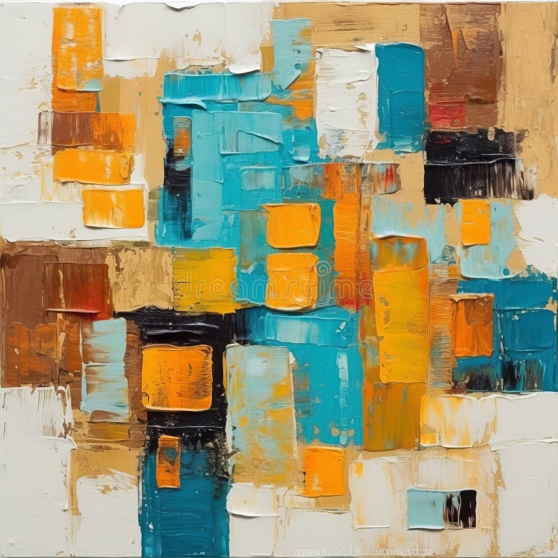 Abstract Cubism Red Blue Yellow Stock Illustrations – 592 Abstract ...