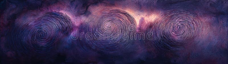 Abstract Painting Featuring Three Bold Circles in Distinct Colors ...