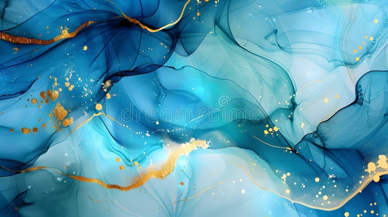 Abstract Painting with Intricate Splatters Creating a Dynamic Visual ...