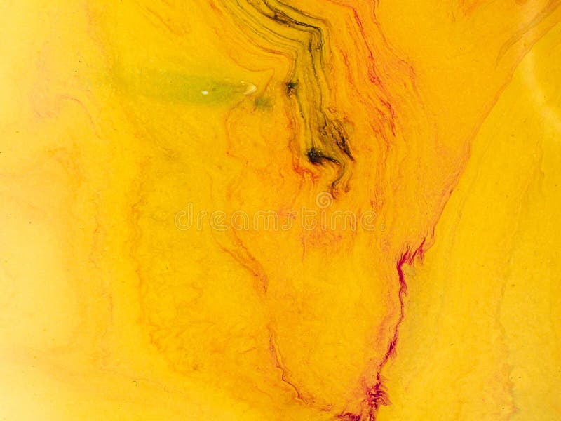 Abstract Painting Linear Elements Forming a Wavy Shape with Wavy ...