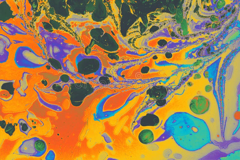 Abstract Painting with a Mixture of Different Colors- Perfect for ...