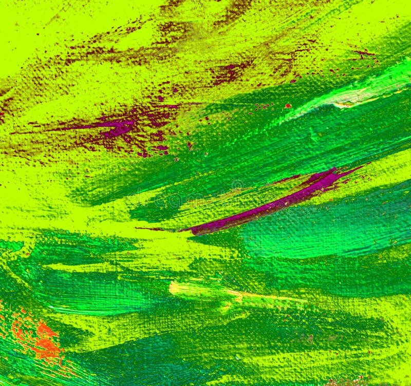 Abstract Painting by Oil on Canvas, Illustration, Backg Stock ...