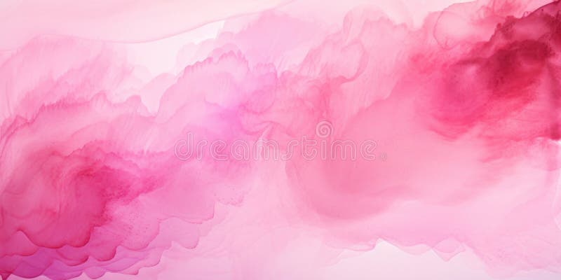Abstract Painting of Pink and Red Paint on White Surface. Suitable for ...