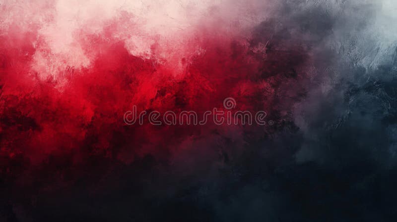 Abstract Painting with Red and Blue Gradient Stock Illustration ...