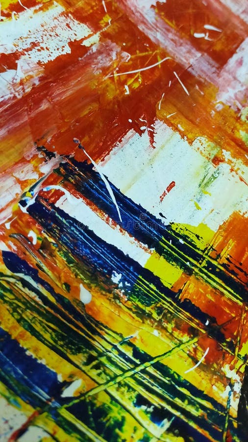 Abstract Painting Red Blue White Rustic Stock Illustration ...