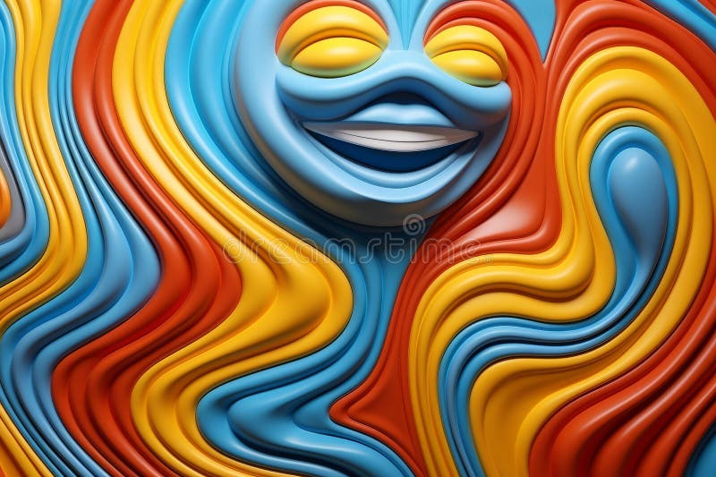 Wavy Smiley Face Stock Illustrations – 74 Wavy Smiley Face Stock ...