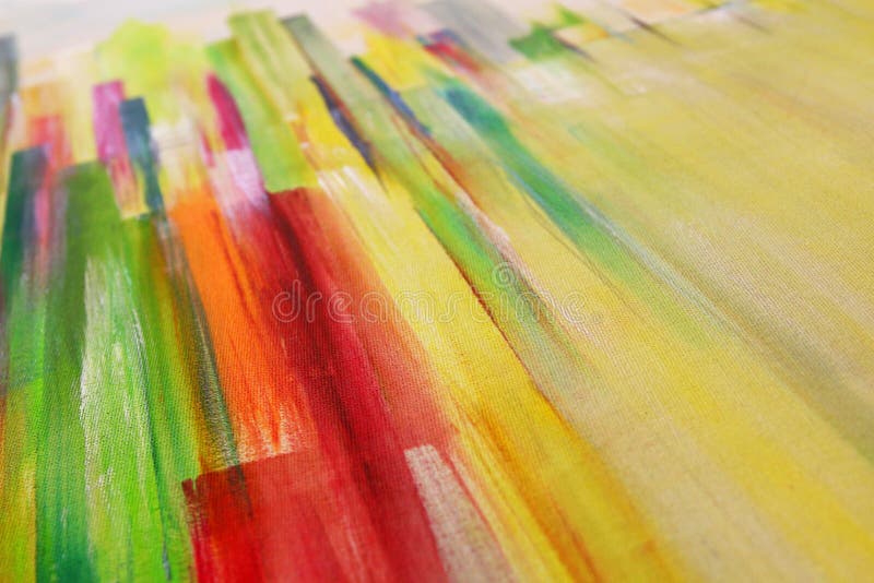 Abstract Painting Texture in Summer Colors and Texture Stock Image ...