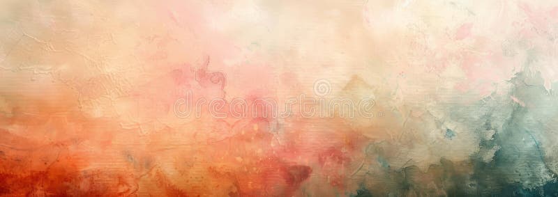 Abstract Painting Texture: Warm Pastel Colors, Artistic Canvas ...