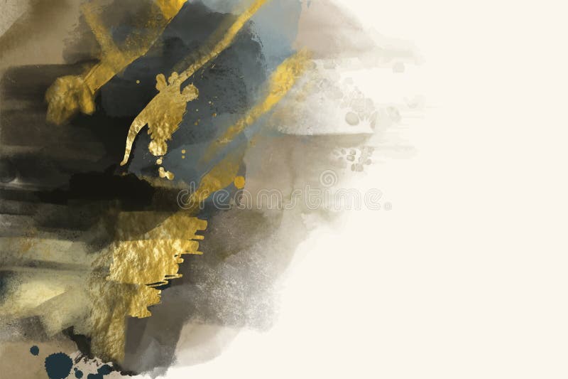 Abstract Painting Wall Art Background, Art Design, Vector Drawing ...