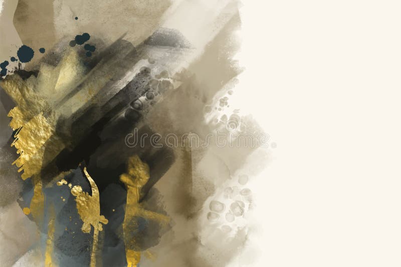 Abstract Painting Wall Art Background, Art Design, Vector Drawing ...