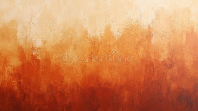 Abstract Painting in Warm Tones with Gradual Color Transition Stock ...