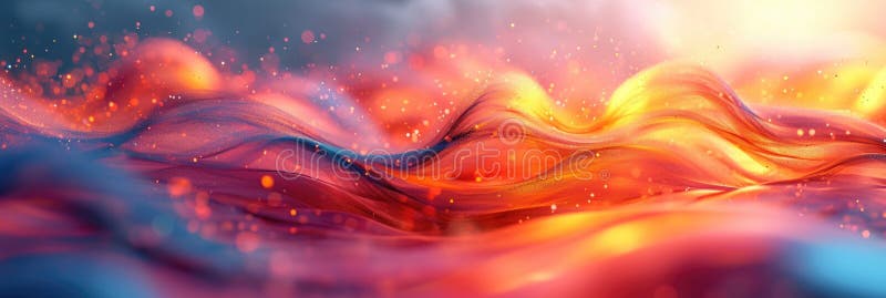 Abstract Painting of a Water Wave. Generative AI. Stock Photo - Image ...