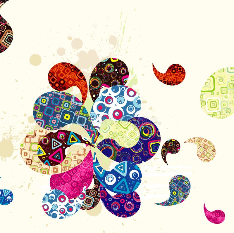 Abstract Paisley Background Stock Vector - Illustration of pattern ...