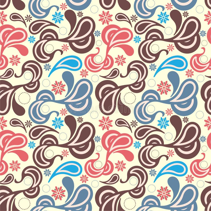 Abstract Paisley Pattern stock vector. Illustration of pattern - 10923465