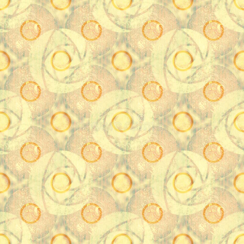 Abstract Pale Seamless Pattern, Yellow Repeat Background Stock ...