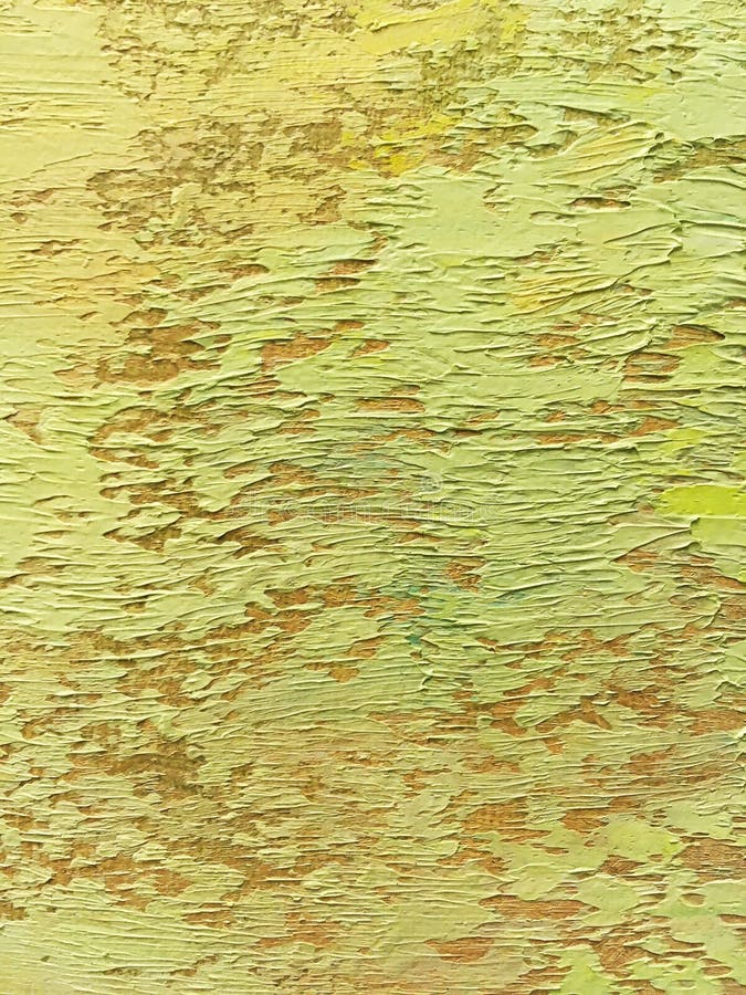 Abstract Pale Yellow Canvas Background with Brush Strokes Stock Image ...