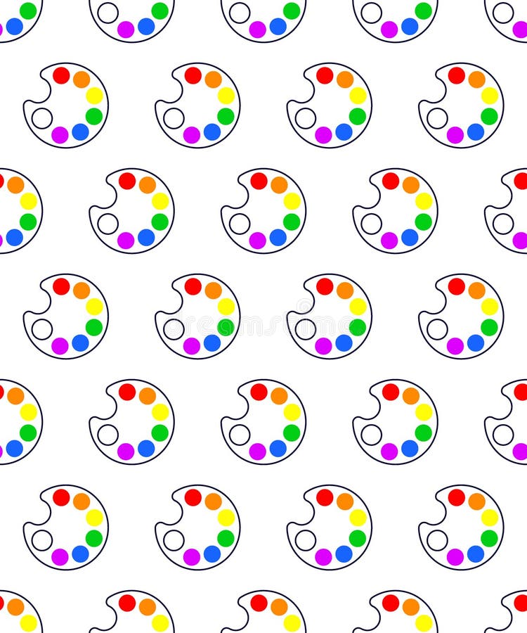 Abstract palette pattern stock vector. Illustration of painting - 269520520