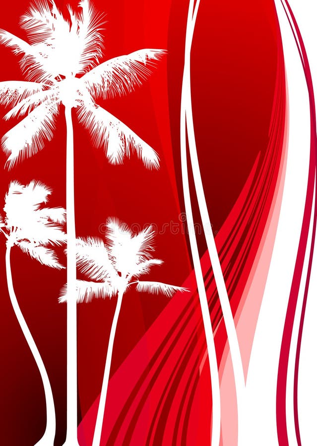 Abstract Palm Tree Background Stock Illustration - Illustration of ...