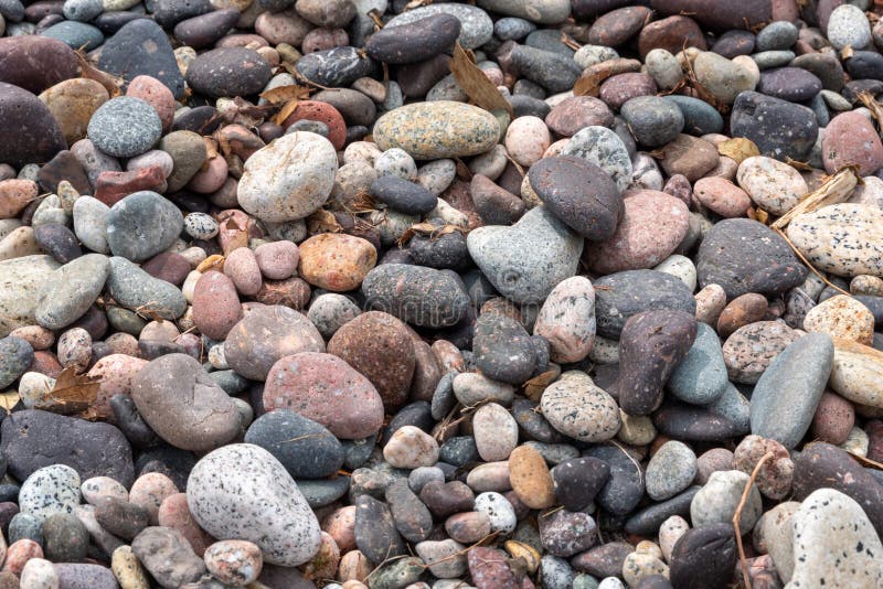 Abstract Panel of Pebbled Beach As Texture or Background Stock Photo ...