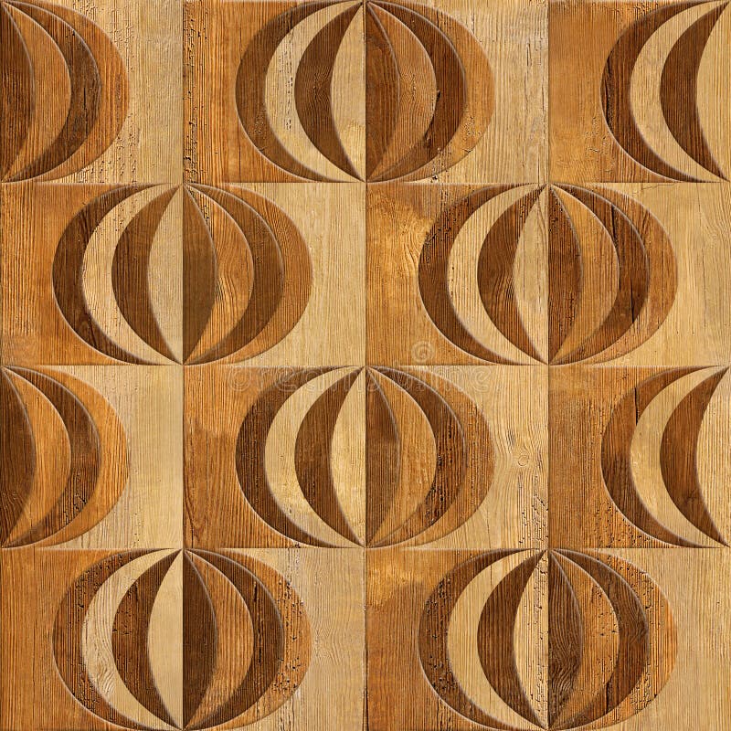 Abstract Paneling Pattern - Interior Wall Panel Pattern - Wall D Stock ...