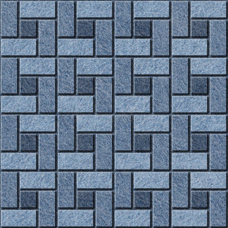 Abstract Paneling Pattern - Seamless Pattern, Blue Jeans Surface Stock ...