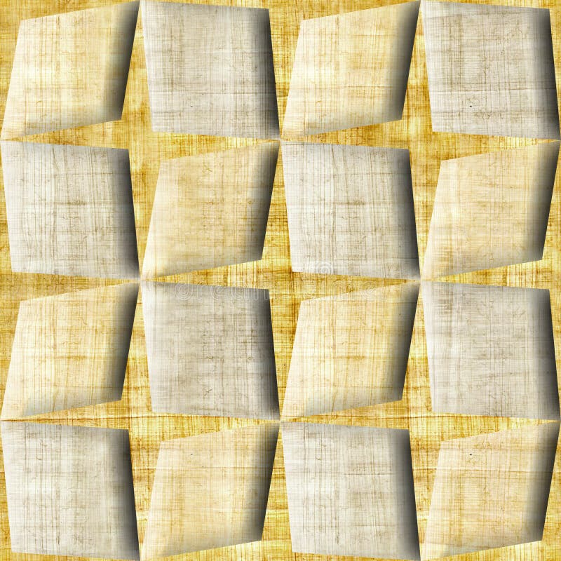 Abstract Paneling Pattern - Seamless Pattern - Papyrus Texture Stock ...