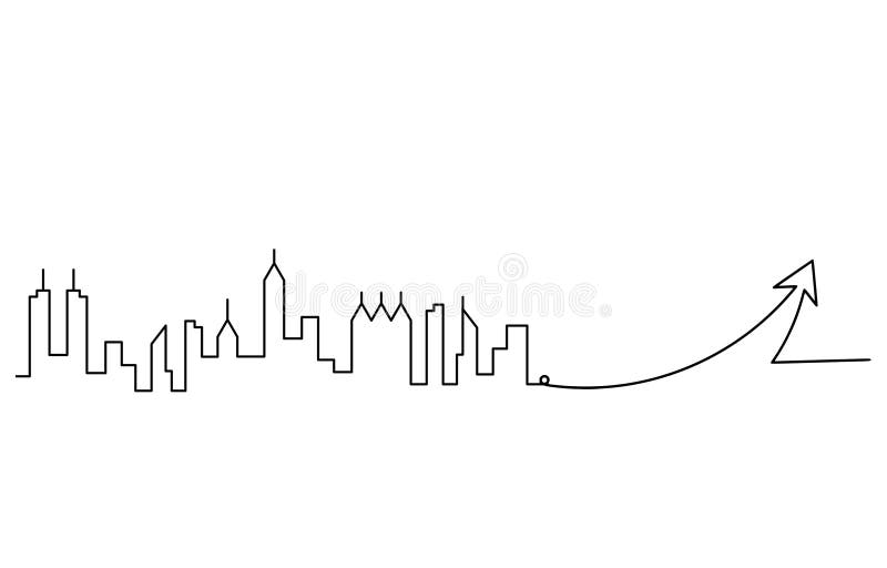 Abstract Panoramic Landscape Stock Illustration - Illustration of frame ...