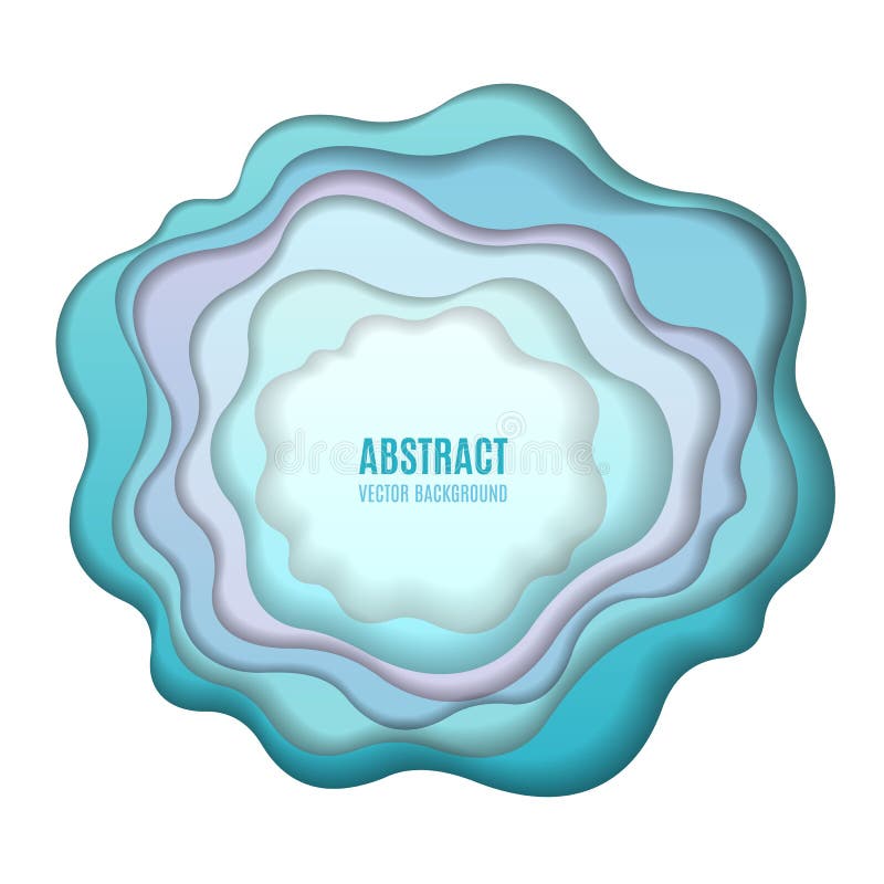 Abstract Paper Carve Background. Stock Vector - Illustration of modern ...