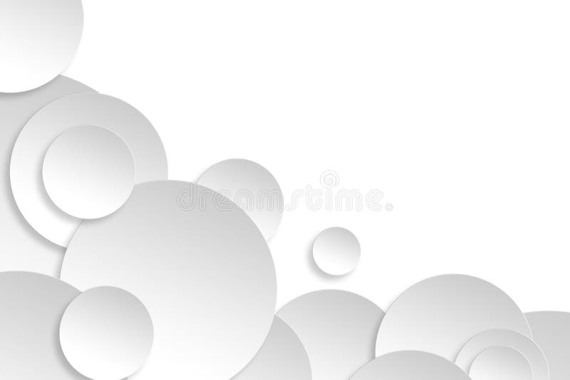 Abstract Paper Circle Design Silver Background Texture. Stock ...