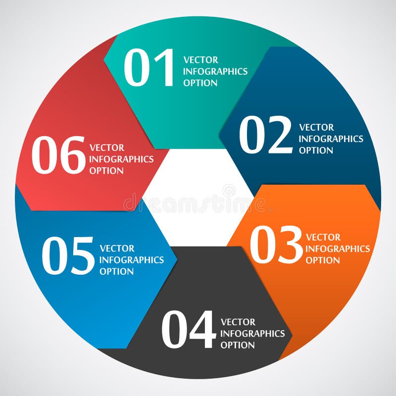 Abstract Paper Circle Shape Stock Vector - Illustration of abstract ...