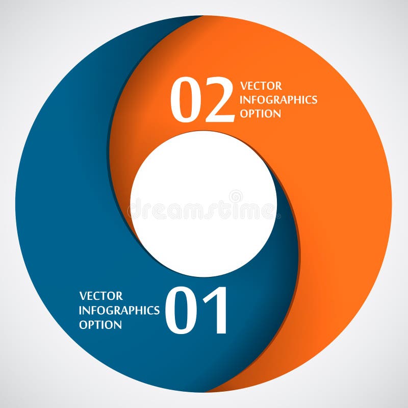 Abstract Paper Circle Shape Stock Vector - Illustration of abstract ...