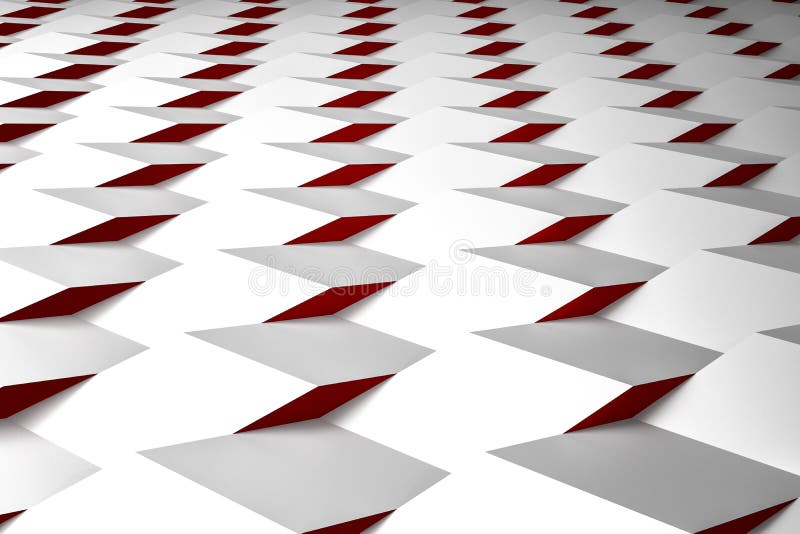 Abstract Paper Clipping As Background. Red Color Base Shining through ...