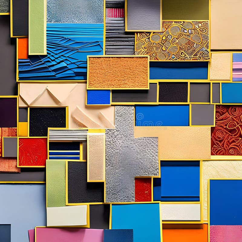 1186 Abstract Paper Collage: a Creative and Expressive Background ...
