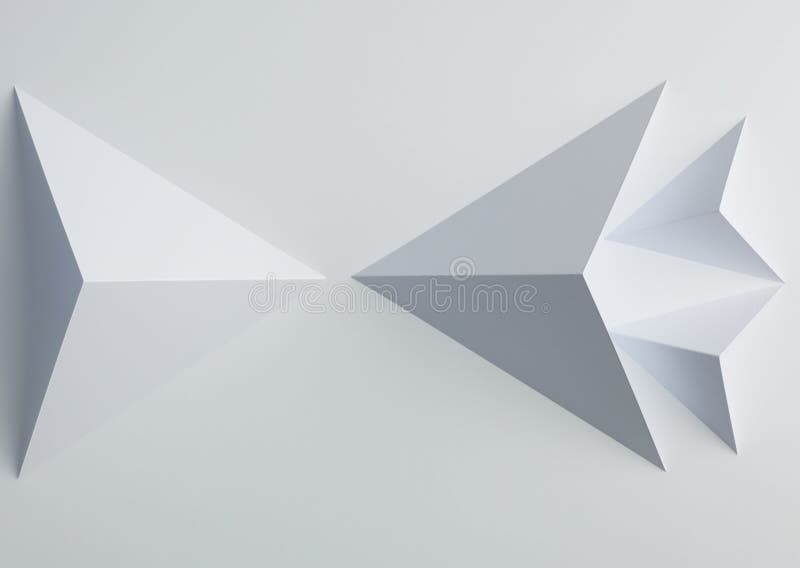 Abstract Paper Concepts Origami Stock Image - Image of light, airplane ...