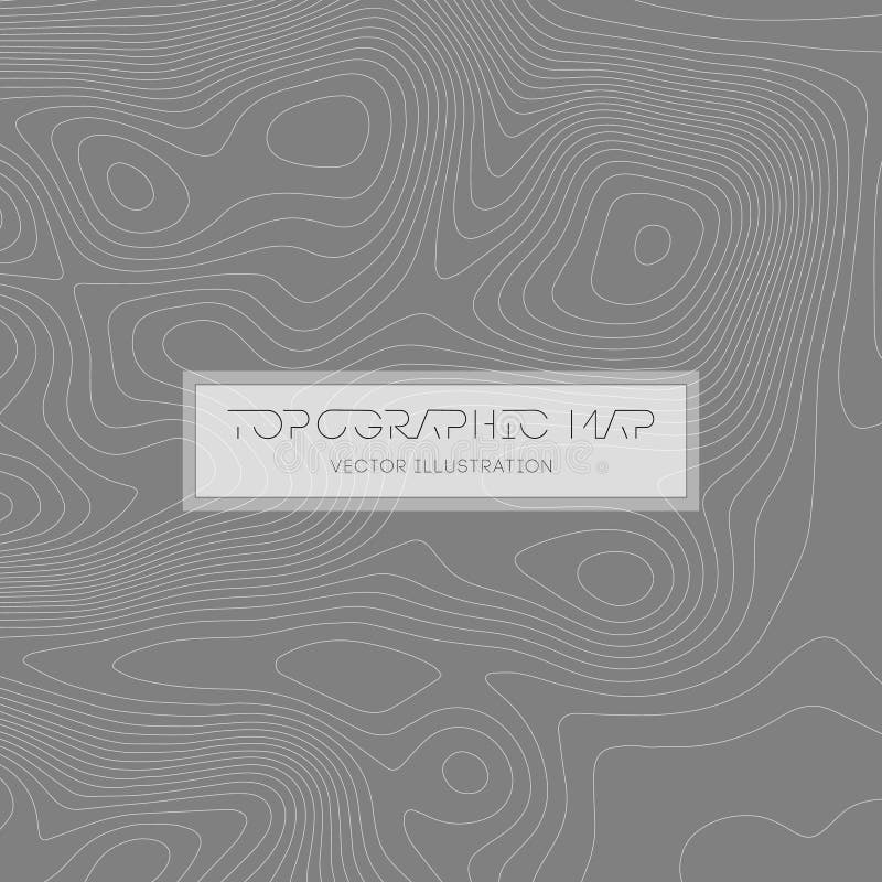 Abstract Paper Cut Shapes. Topographic Map on White Background. Topo ...