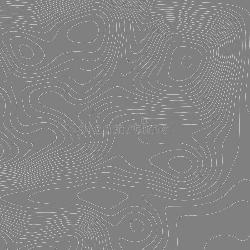 Abstract Paper Cut Shapes. Topographic Map on White Background. Topo ...