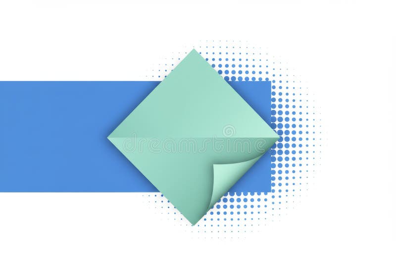 Abstract Paper Design with Geometric Shapes and Halftone Pattern Stock ...