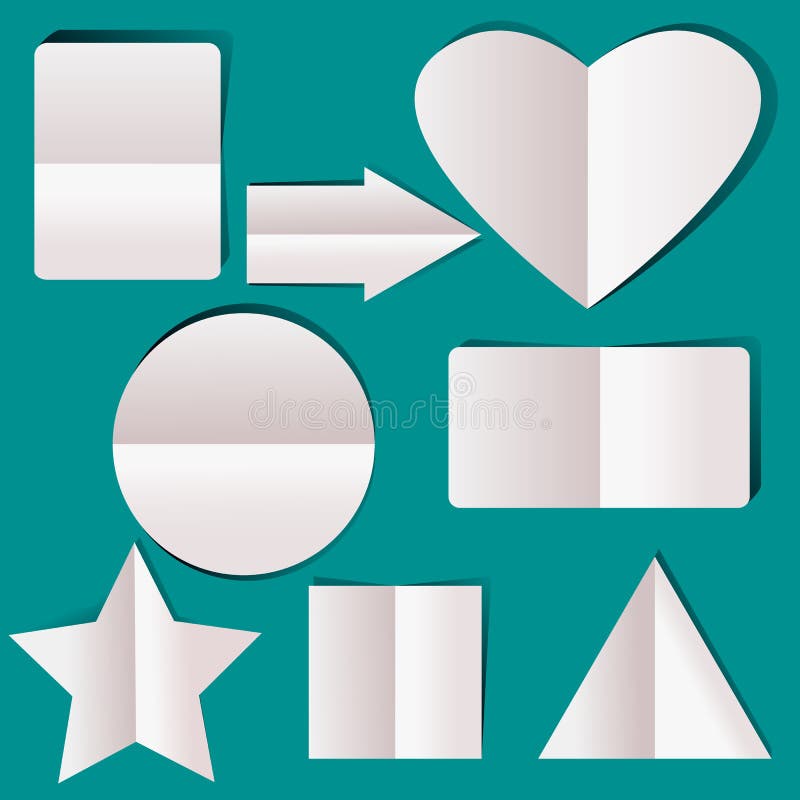 Abstract paper graphics stock illustration. Illustration of decoration ...