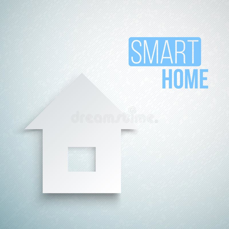 Abstract Paper Home Icon Vector Stock Vector - Illustration of simple ...