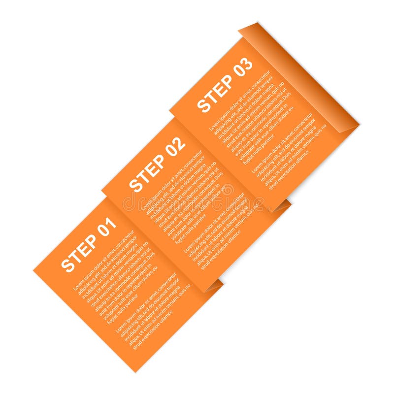 Abstract Paper Infographic. Design Element Stock Vector - Illustration ...